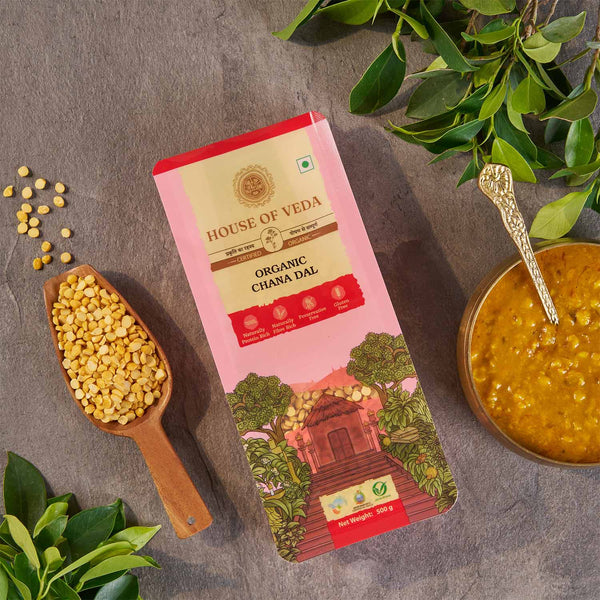 Chana Dal - Buy Organic Chana Dal, 500g Online – HOUSE OF VEDA