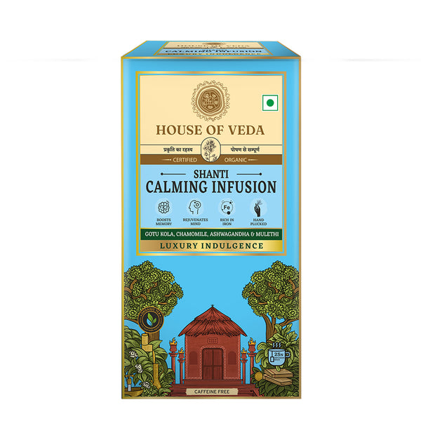 Best Tea for Anxiety: Calming Infusion (25 Bags) – HOUSE OF VEDA