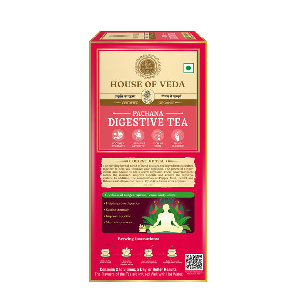 House of Veda Digestive Tea 25 Tea Bag | Aids Digestion & Improves Appetite – HOUSE OF VEDA