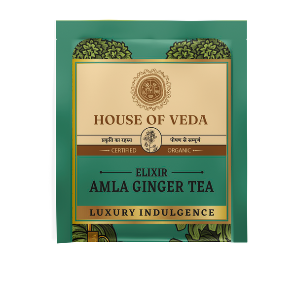 House Of Veda Amla Ginger Green Tea 25 Tea Bag | Boosts Immunity ...